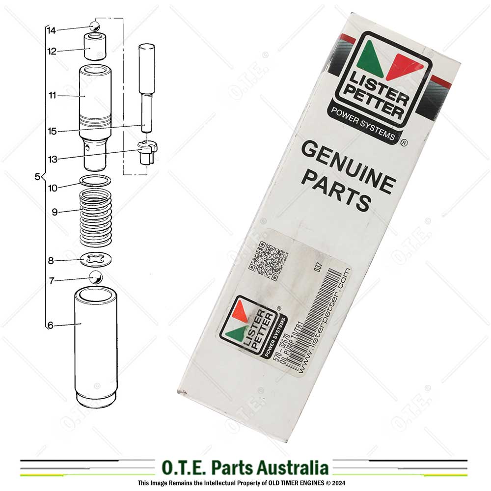 Lister Petter TS1 & TR1 Lubricating Oil Pump 570-32670