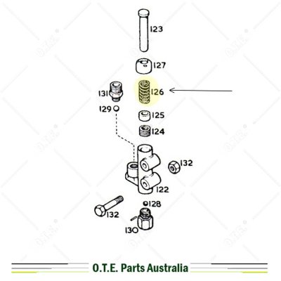 Lister Junior A, AK, B & BK Fuel Pump Spring A452