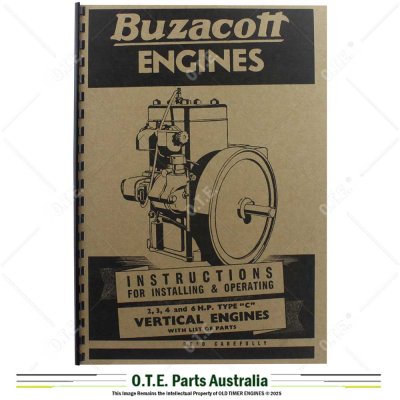 Buzacott Type "C" Instruction Manual & Parts List